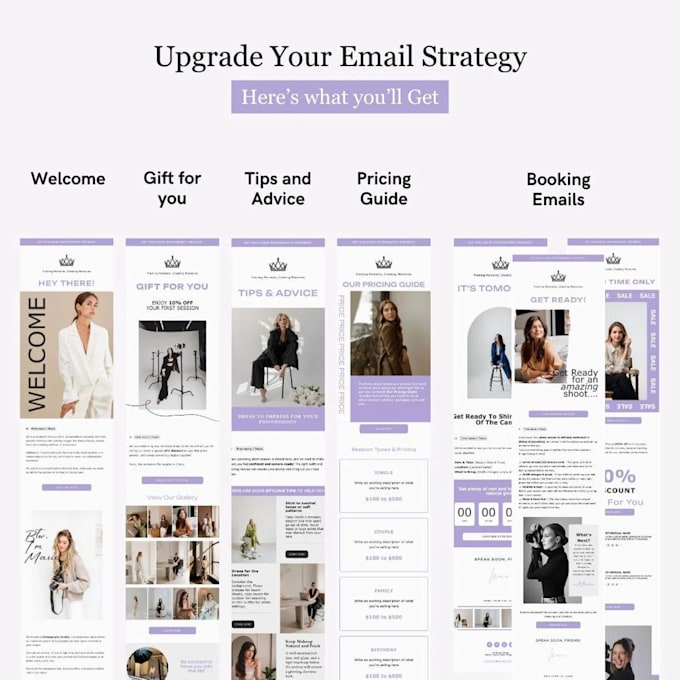 Flodesk email template design by Princessjuan | Fiverr