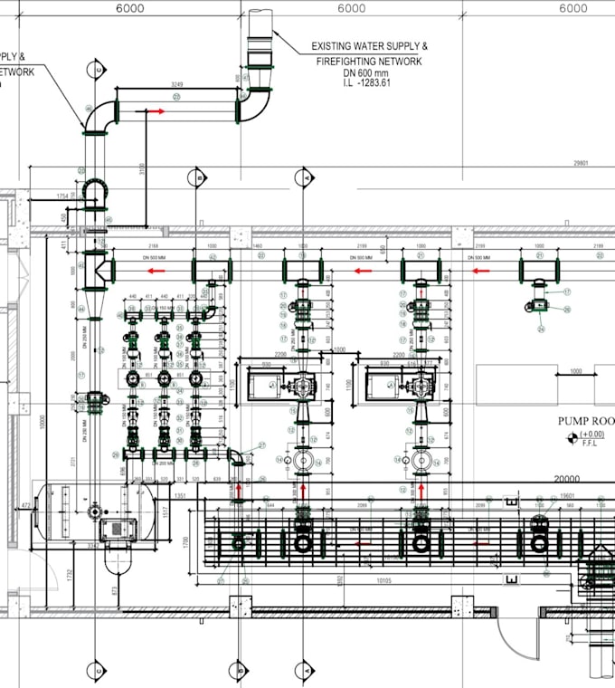 Design all mechanical systems in wastewater treatment plant by ...