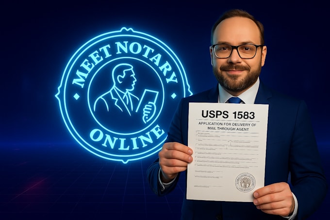 Notarize form usps 1583 remotely in 1 hour by Remnotary | Fiverr