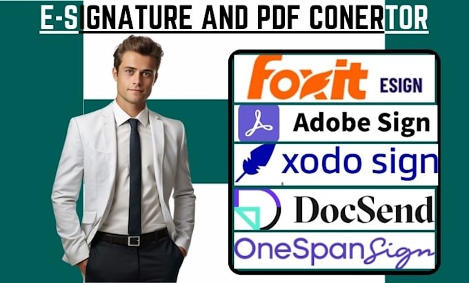 Setup foxit esign signrequest xodo sign docsend adobe sign docusign ...