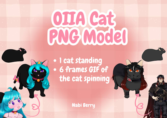 Turn your character into an oiia spinning cat by Nabiberry | Fiverr