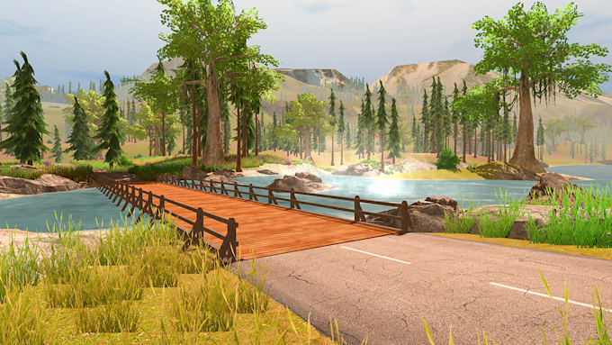 Create unreal engine environment 3d game environment terrain level for game by Helen_jamess | Fiverr