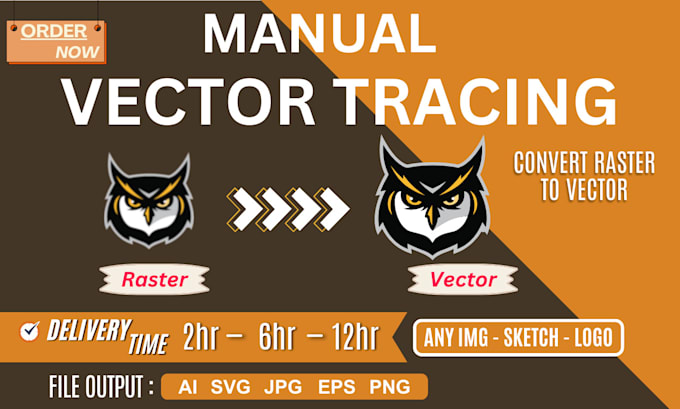 Do manual vector tracing, redraw or retrace your logo by Rukhma_zaid1321 | Fiverr
