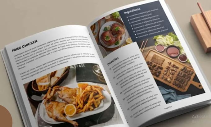 Recipe book cookbook writer cookbook design cookbook formatting recipe design by Jane_pen0 | Fiverr