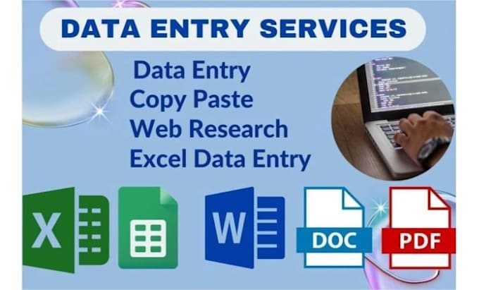 Do provide fast and reliable data entry services by Arilkamarudin | Fiverr