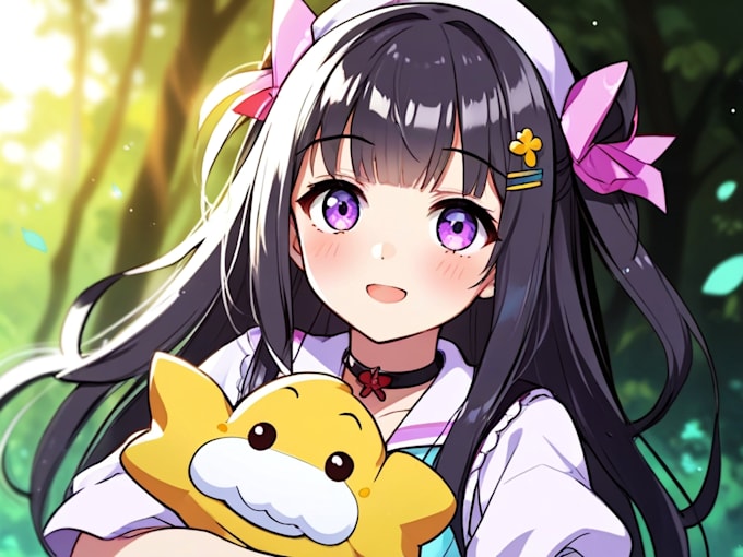 Draw anime art style, fanart, original character, vtuber, manga ...