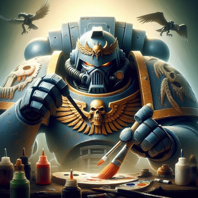 Create a warhammer 40k character art of your choice by Rampsor | Fiverr
