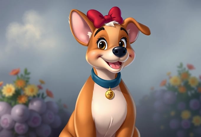 Create a drawing of a disney pet portrait by Barkehomas | Fiverr