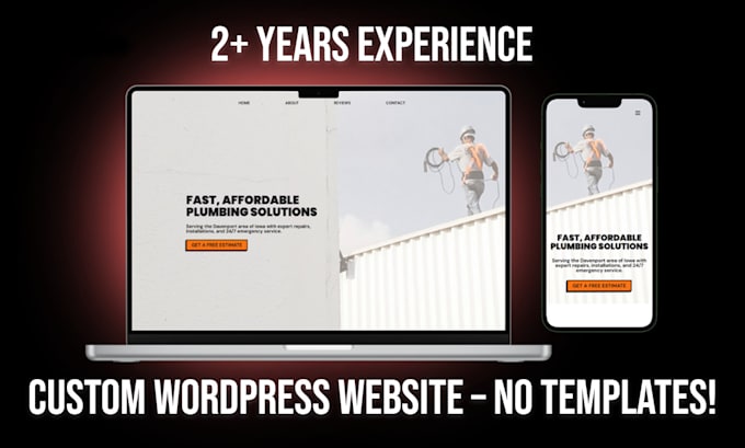 Design a fully custom wordpress website with no templates by Zaineraa ...