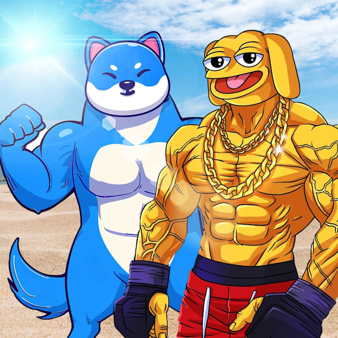 Do 2d animation, 2d music video, memecoin animation, 2d anime animation ...