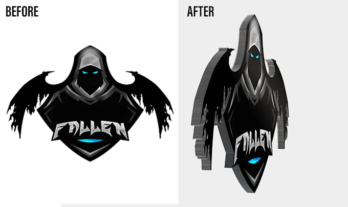 Create a professional 3d rotating logo animation with 360 spinning loop ...