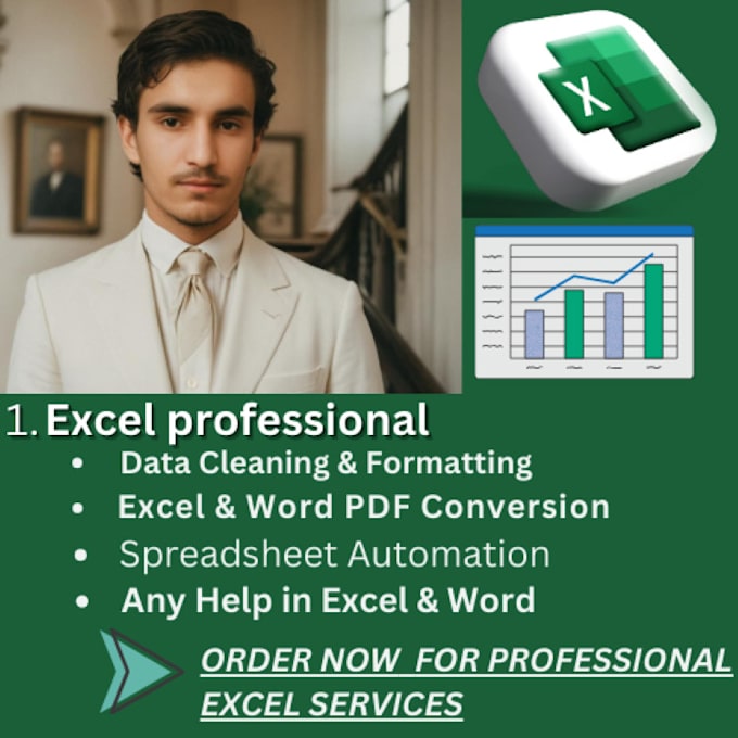Clean, format, merge, split excel data by Ziaofficeexpert | Fiverr