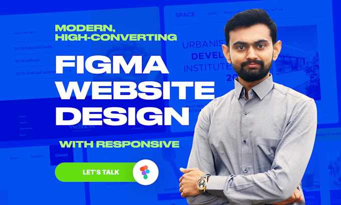Design a modern and high converting figma website ui by Ghjdesign | Fiverr
