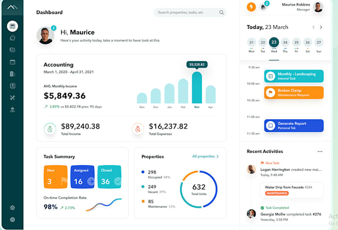 Be web app crm software developer, ai integrated saas erp system ...