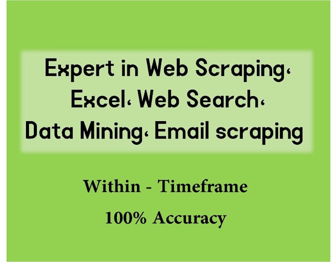 Do data extracting for you by Waqarrapk | Fiverr