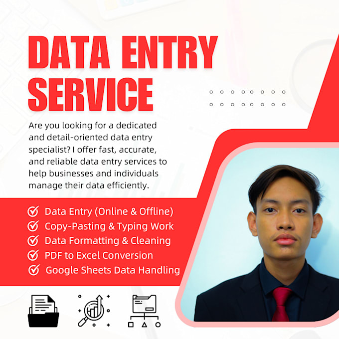 Efficiently complete data entry and excel tasks by Ammar_fitri | Fiverr