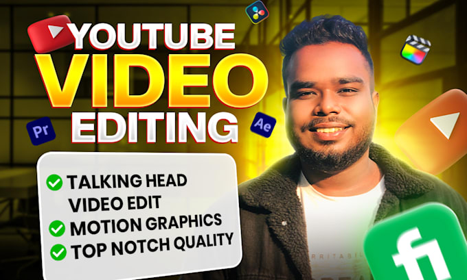 Do professional youtube video editing and talking head video editing ...