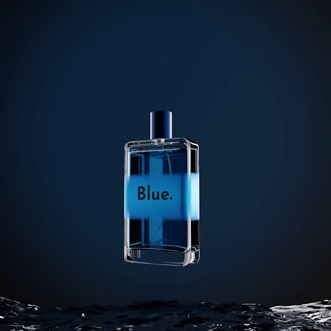 Render realistic 3d perfume bottle model, cgi fragrance,3d perfume ...