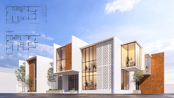 Create house exterior, interior design and elevation render by ...