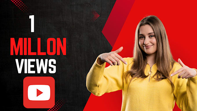 Do organic youtube video promotion to active 1 million views for ...