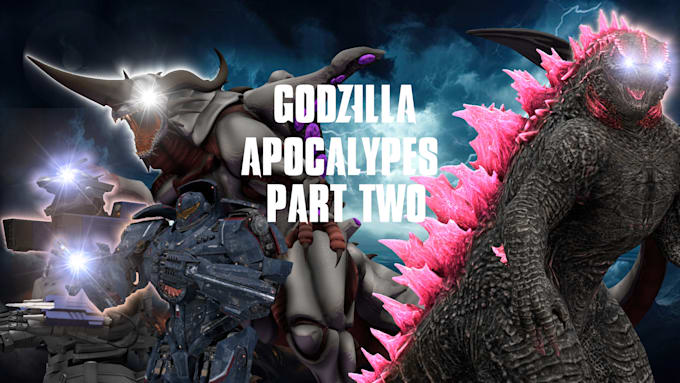 Godzilla apocalypse poster part 1 by Joshuabstudios | Fiverr