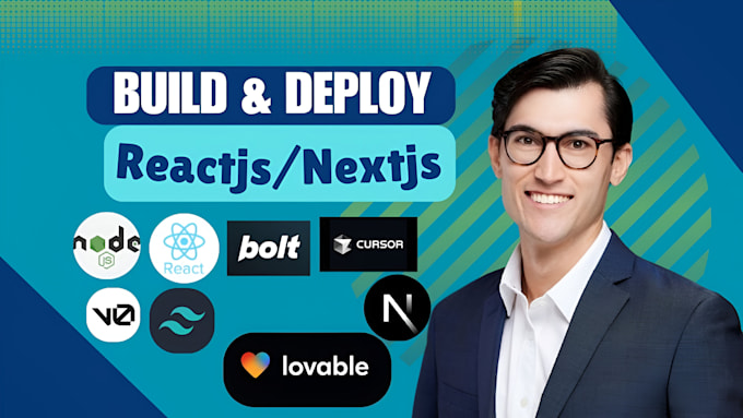 Build react next js using bolt new, lovable, vo, cursor ai, shadcn ui, supabase by Vingowebdev ...
