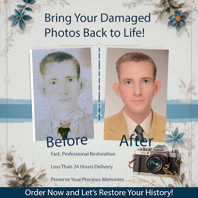 Restore your old photos in less than 24 hours pro geek editing by ...