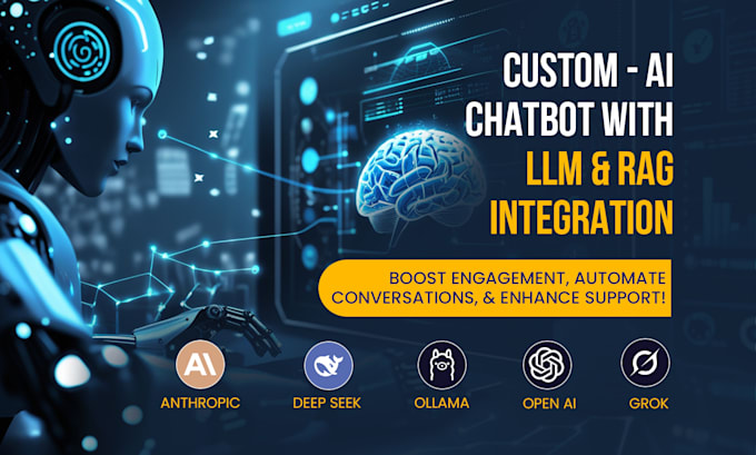 Build custom ai chatbots and rag for business automation by Muaz_awan_ | Fiverr