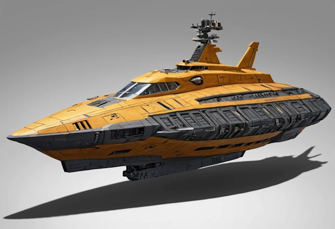 Draw sci fi art and spaceship design by Zeniquerre | Fiverr