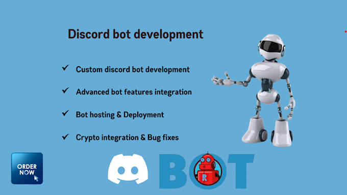 Create a custom discord bot, ai chatbot by Fermerbot | Fiverr