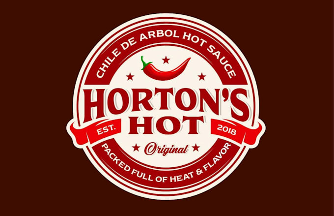 Create a vintage hot chili food branding and logo design by ...