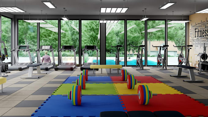 Redesign gym equipment design, cgi render,bespoke design,3d basement ...