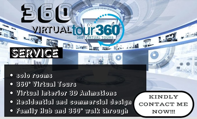 Render 360 virtual tour, virtual interior 3d virtual architectural animation by Daniiel17 | Fiverr