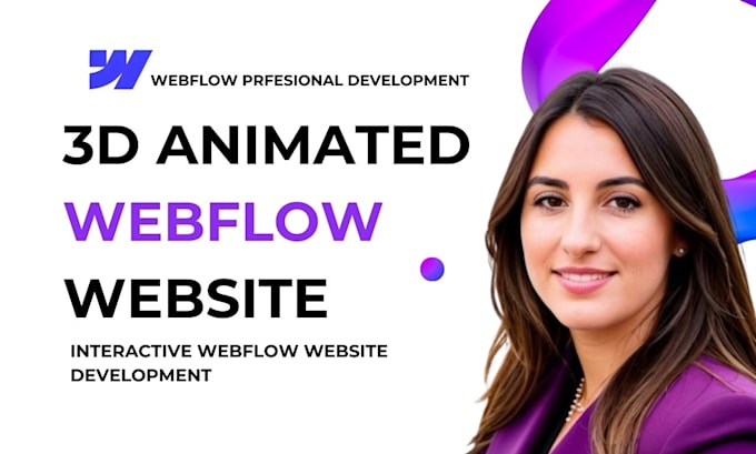 3d animated webflow website development 3d animated website design webflow by Helen_webflow | Fiverr
