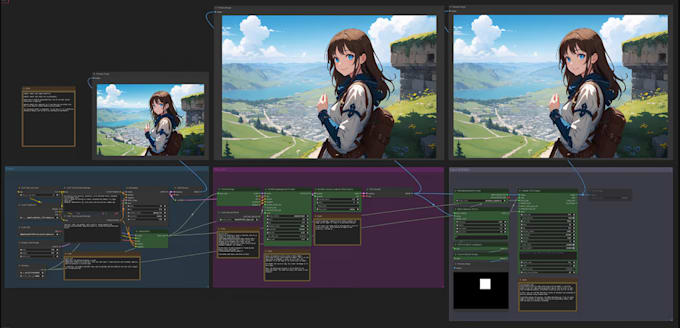 Custom comfyui workflow supporting controlnet and custom nodes stable diffusion by Frankdave01 ...