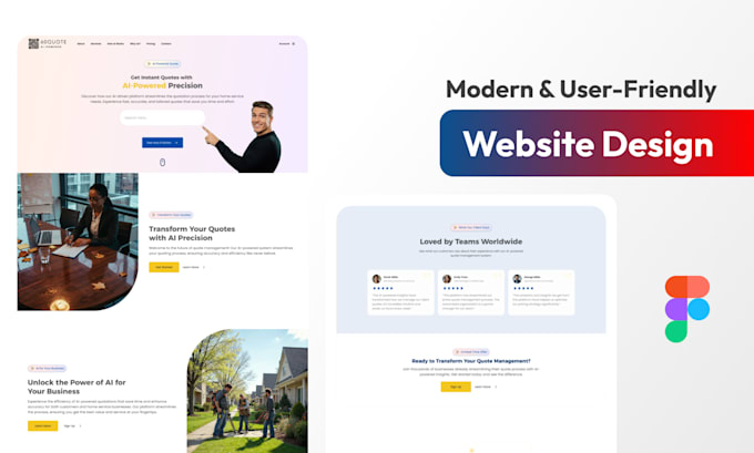 Design a modern website ui ux in figma by Abidhusainchidi | Fiverr