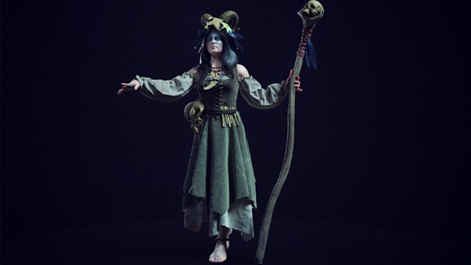 Port ue5 warrior game model, 3d character design, topology, blender rig ...