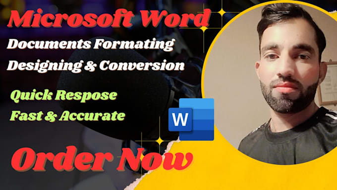 Create, format, design, edit, ms word document, ms word expert by ...