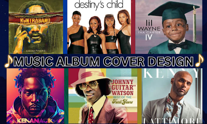 Design album cover single music cover art or mixtape cover design music ...