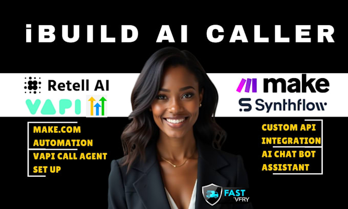 Convert leads with vapi ai voice calling agent ai chatbot make n8n ai agent by Vcwebstudio | Fiverr