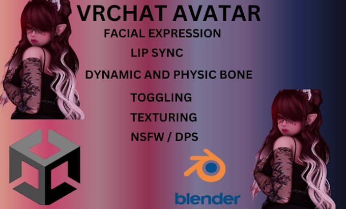 Edit vrchat avatar vrc avatar vr character 3d model furry avatar in unity by Abdulsalam_005 | Fiverr