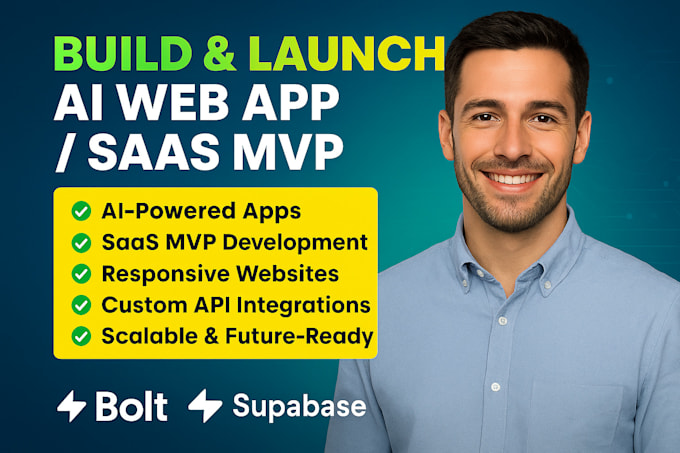 Build react next js using bolt new,lovable,v0,cursor ai,shadcn ui,supabase by Vingowebdev | Fiverr
