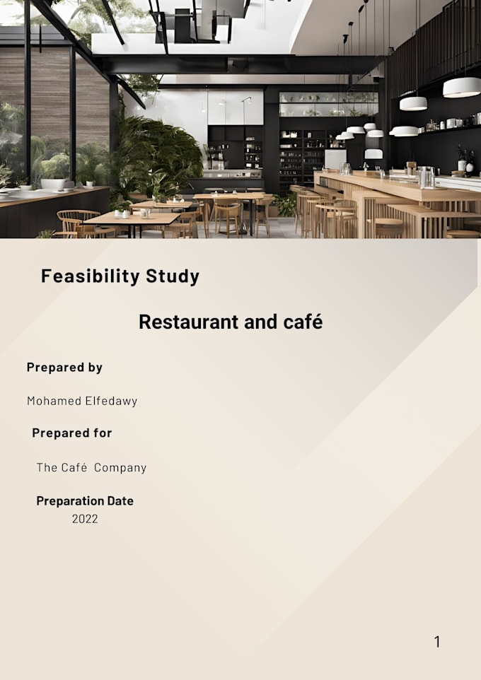 Feasibility study, market research, business plan by Elfedawy8 | Fiverr
