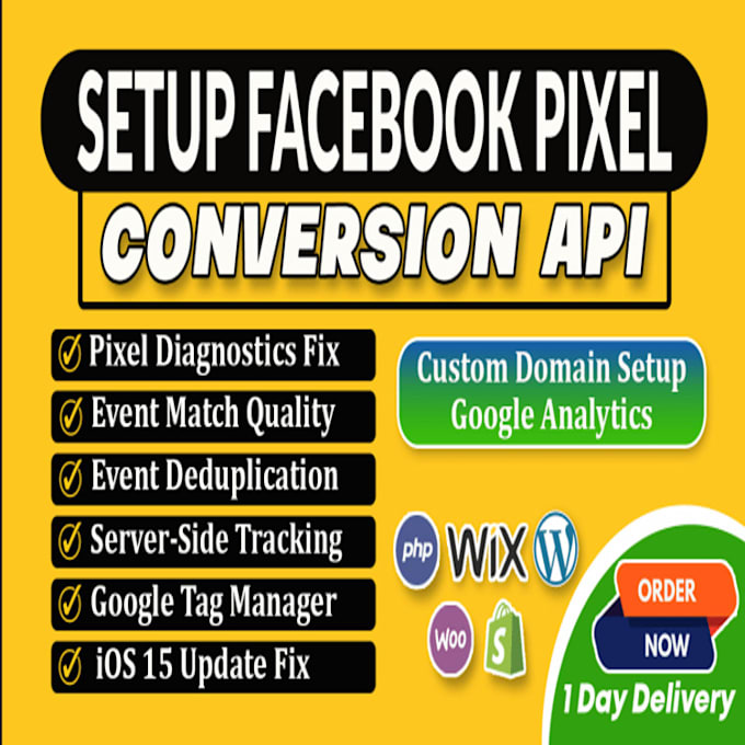 Setup your facebook pixel by Marketer2021 | Fiverr
