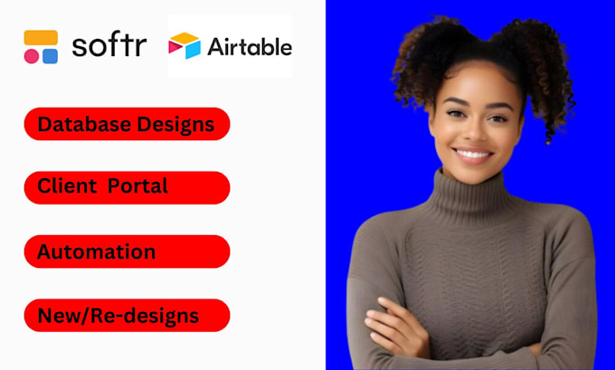 Setup airtable database airtable automation softr webapp design by Liz_glide | Fiverr