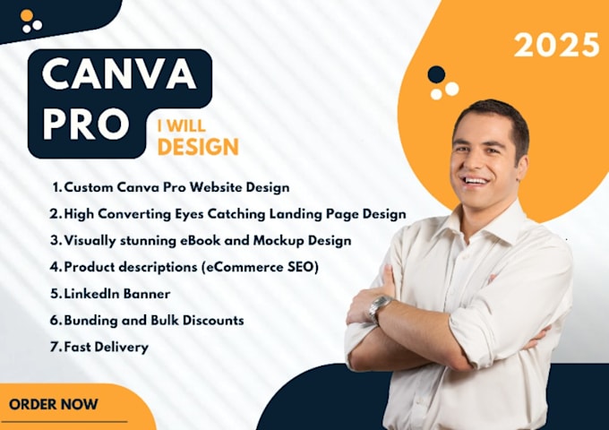 Create responsive canva website design canva template design canva ...