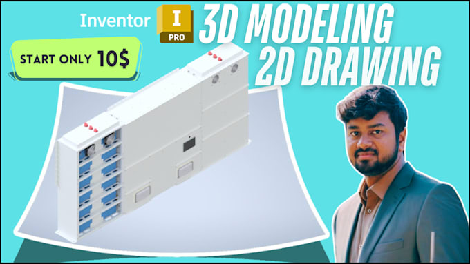 Do autodesk inventor 3d models and fabrication drawings by Royran482 | Fiverr