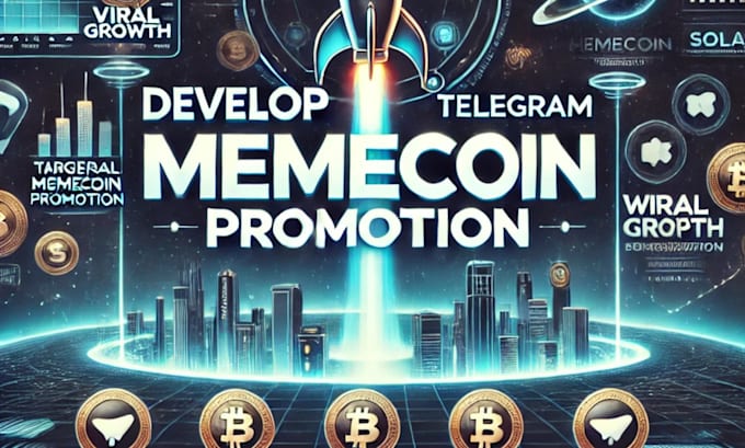Develop telegram memecoin promotion crypto memecoin promotion solana ...