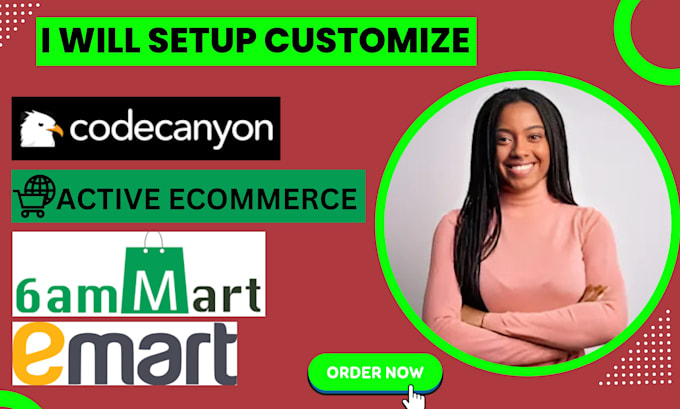Customize emart 6ammart active ecommerce and codecanyon script by Orionpixelcraft | Fiverr