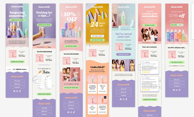 Create a high converting email template for email and shopify marketing ...